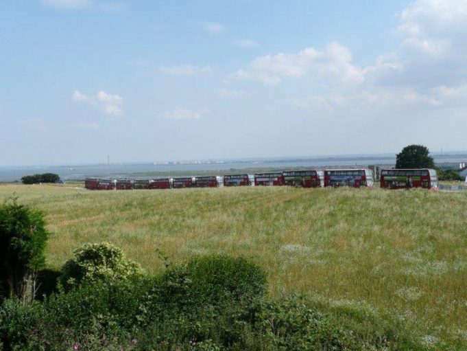 Red Buses on Hadleigh Downs | 2012 Olympics, Transport | Hadleigh ...