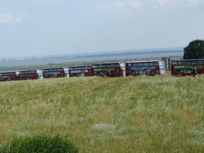 Red Buses on Hadleigh Downs | 2012 Olympics, Transport | Hadleigh ...