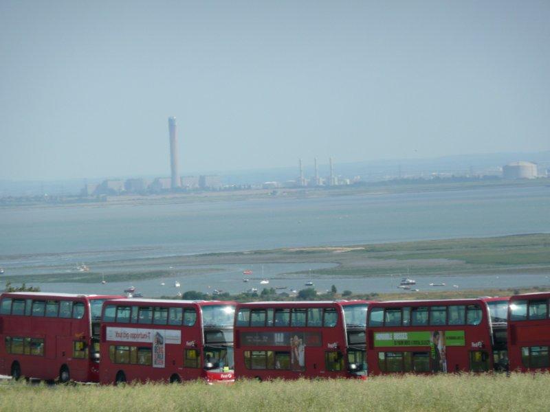 Red Buses on Hadleigh Downs | 2012 Olympics, Transport | Hadleigh ...