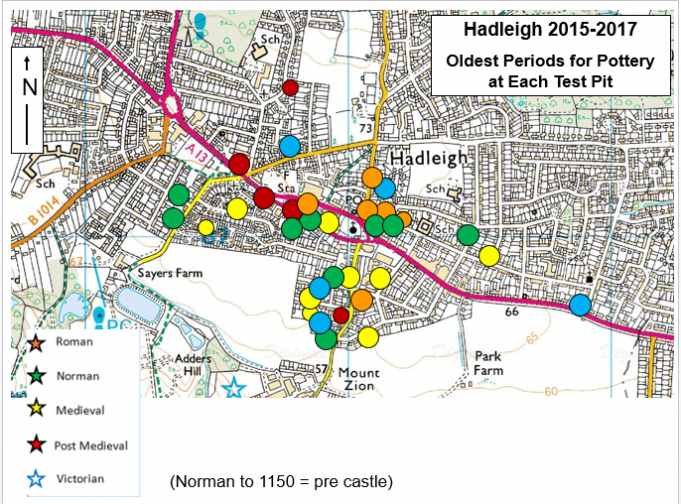 3 Years of Archaeological Test Pits in Hadleigh | AGES Archaeological ...