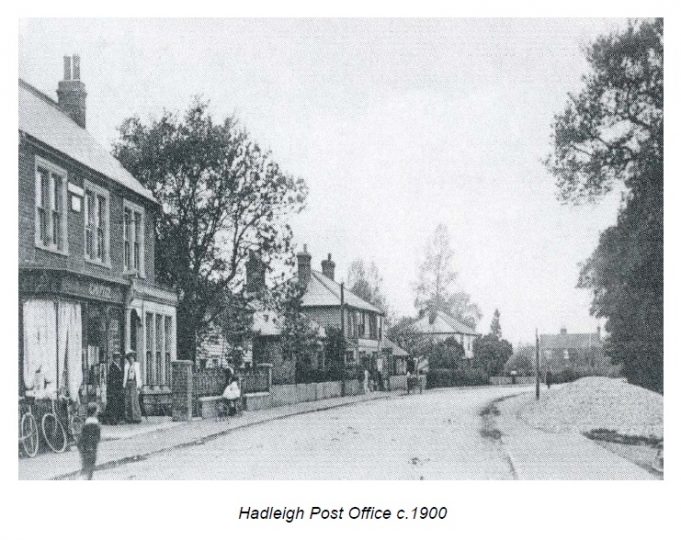 Postal Services in Victorian Hadleigh | Businesses | Hadleigh ...
