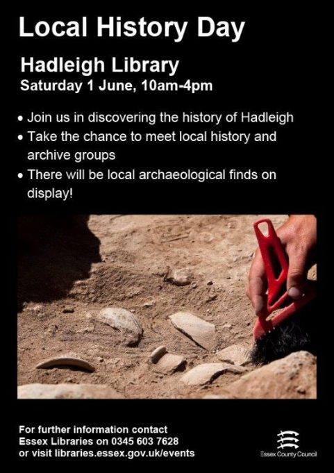 June 2019 Local History Day | Modern Hadleigh and Thundersley ...