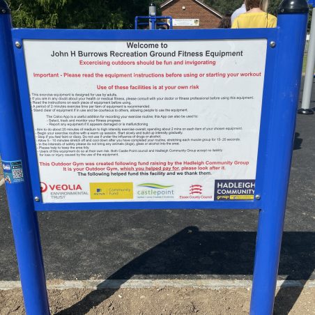 Outdoor Gym in John Burrows Park | Sport | Hadleigh & Thundersley ...