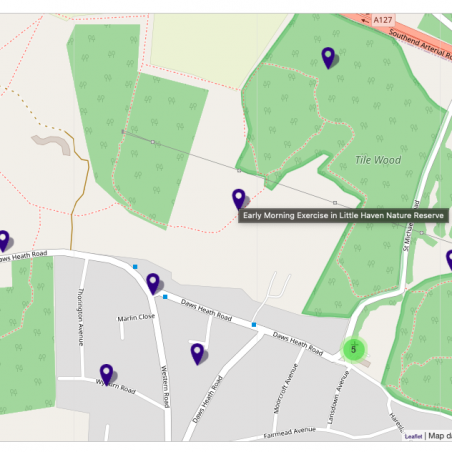 Local History with over 190 pins | Map Resources | Hadleigh ...