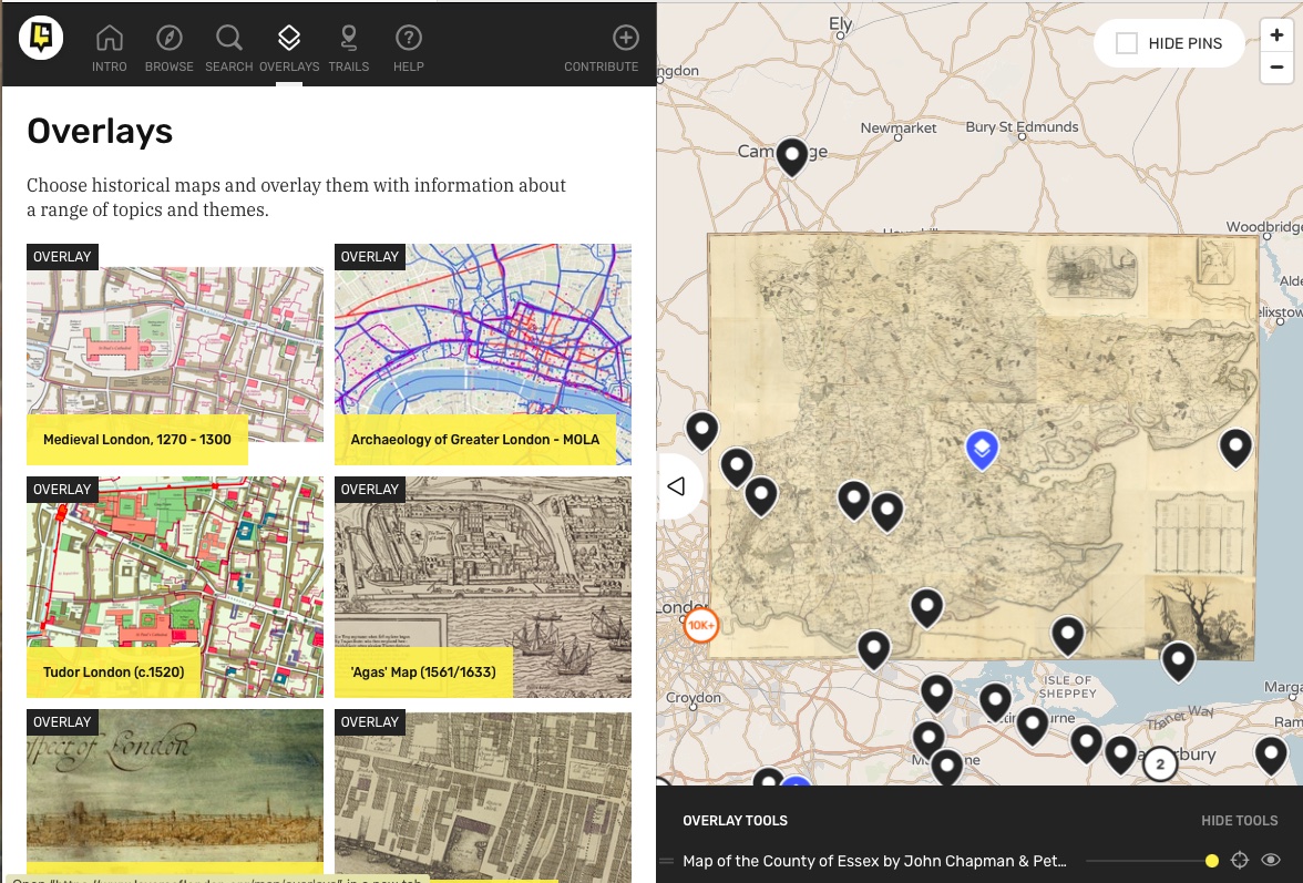 A map resource at "Layers of London" | Map Resources | Hadleigh ...