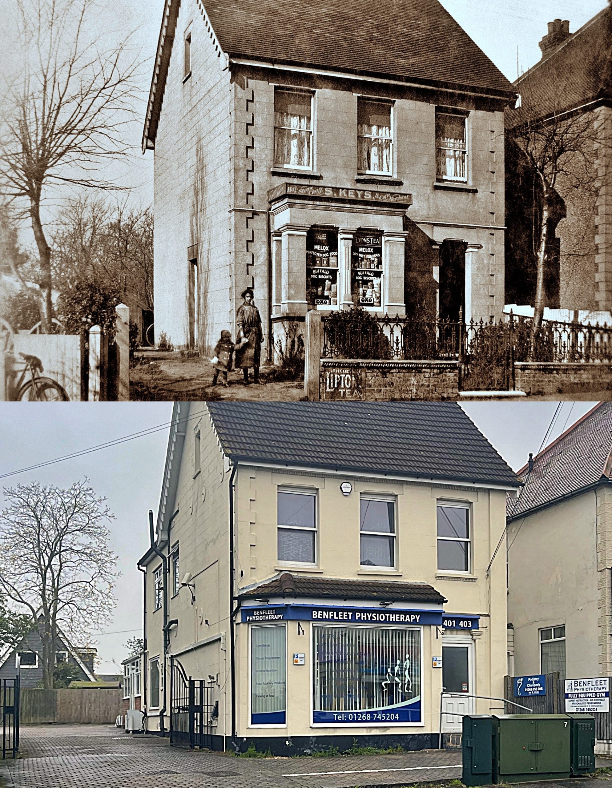 Then and Now for The Post Office and Keys Store | Thundersley ...