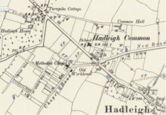 Former Western Route in and out of Hadleigh | Roads and their names ...
