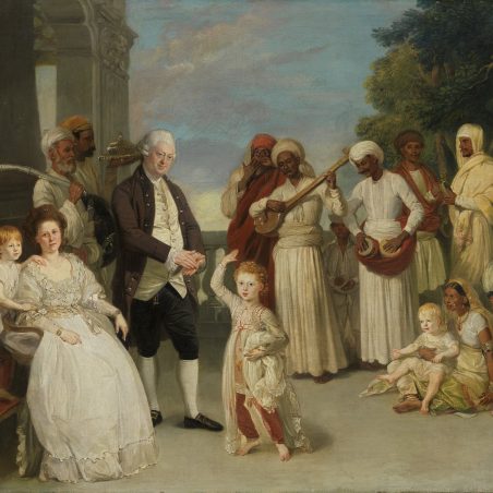 Group Portrait of Sir Elijah, Lady Impey and others | Education ...