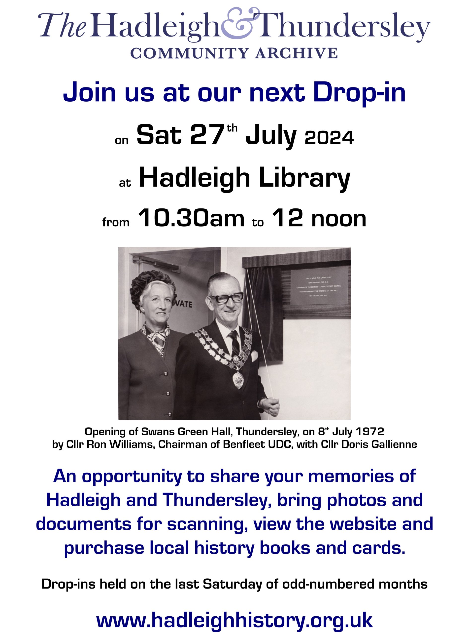 Next Drop-in at Hadleigh Library | Library, Hadleigh & Thundersley ...