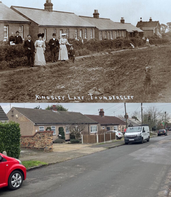 Then and Now of Kingsley Lane, Thundersley | Thundersley | Hadleigh ...