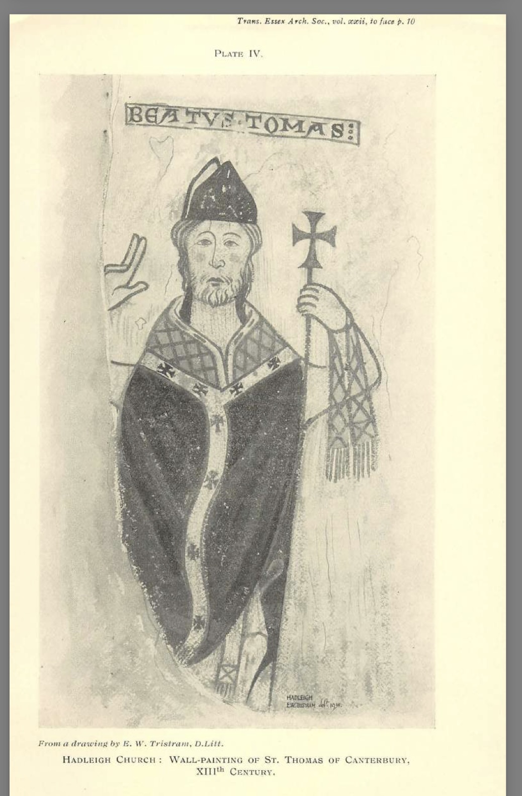 Wall Paintings of St James the Less, Hadleigh | Hadleigh Church, St ...
